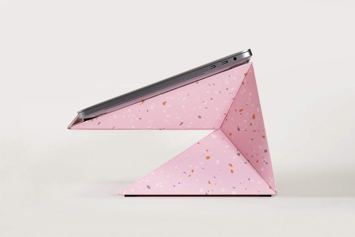 Origami Laptop Stand - High / Terazzo – moonimal